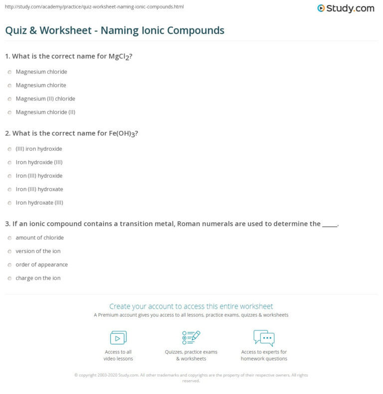 30 Naming Binary Ionic Compounds Worksheet Education Template ... 30 Naming Binary Ionic Compounds Worksheet Education Template ...